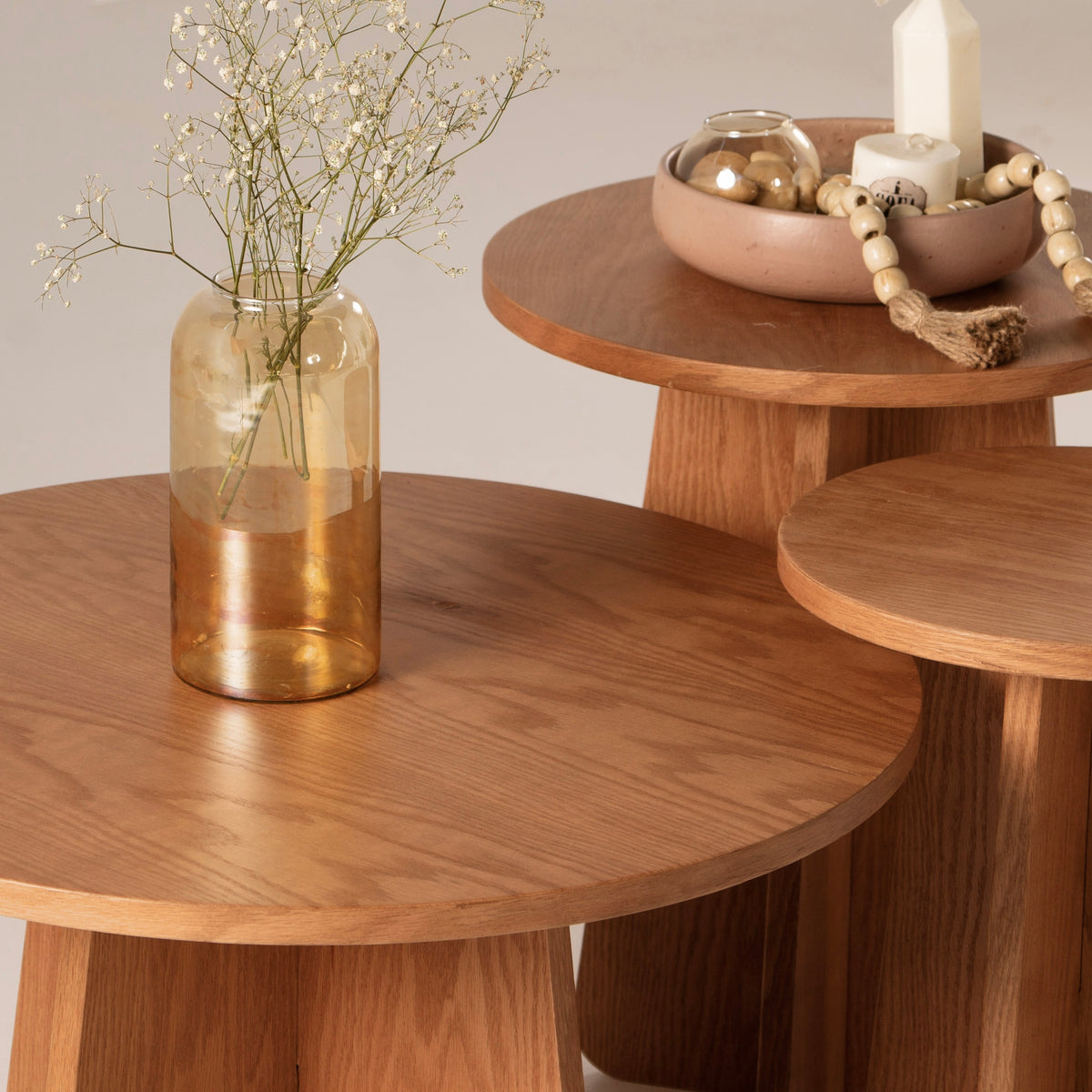 Oak Middle Table Set – ariika